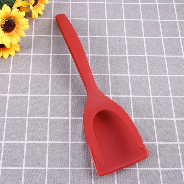 SILICONE EGG SPATULA Plastic Flipper Omelet Frying Pan Pliers EUR 8,69 ...