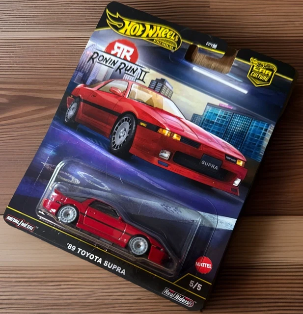 2025 HOT WHEELS Premium ‘89 TOYOTA Supra 🍒 RONIN RUN II 5/5 😳 RED ...