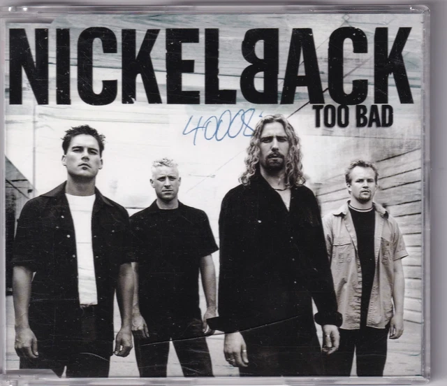 NICKELBACK RARE PROMO cd Too Bad 2001 Silver side Up Chad Kroeger £5.08 ...