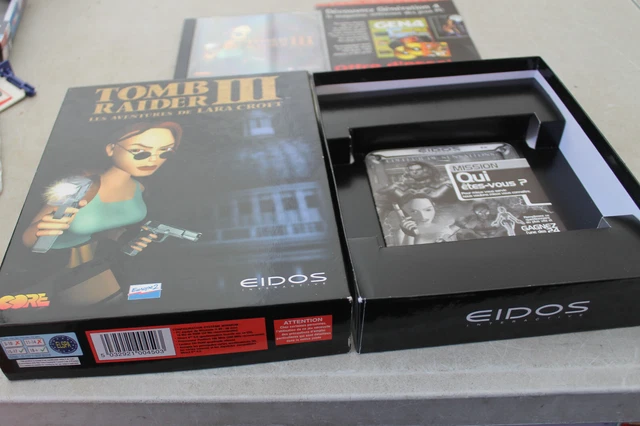 TOMB RAIDER III 3 Adventures of Lara Croft Big Box PC CD-ROM Complete ...
