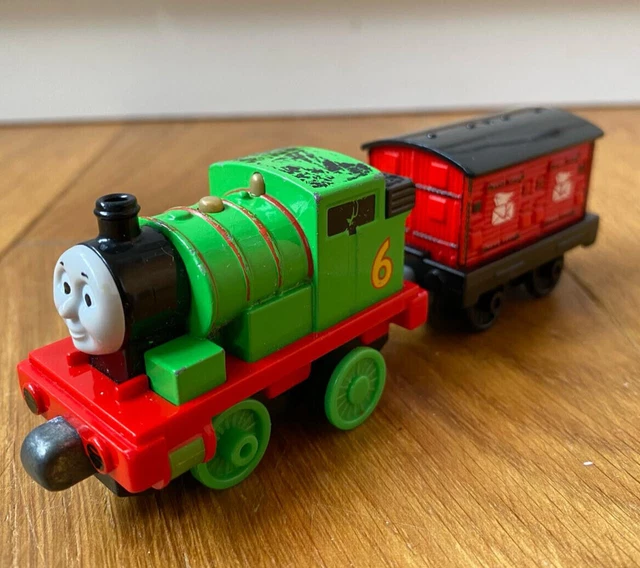 THOMAS THE TANK Engine & Friends - Pull N' Go Percy Toy Train Fisher ...