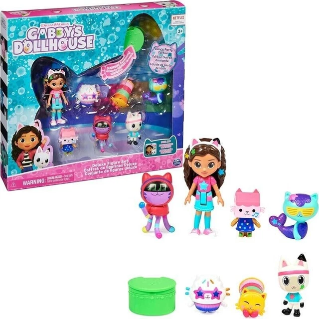 Gabbys Dollhouse Set Deluxe Con Personaggi Dance Party Edition