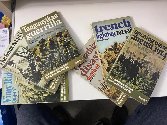 WORLD WAR ONE Pan/Ballantine illustrated history of WW1 books £2.00 ...