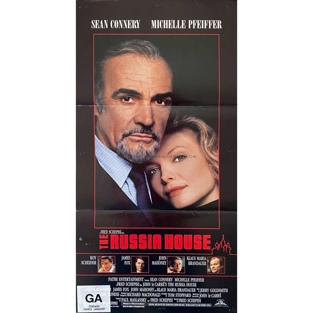 LA MAISON RUSSIE Affiche de film - 33x78 cm. - 1990 - Michelle Pfeiffer ...