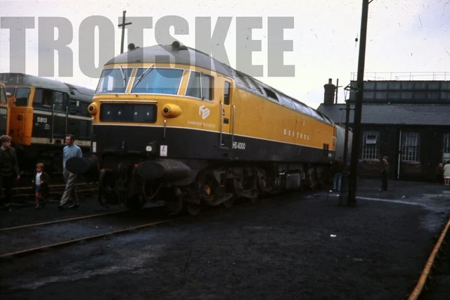 35MM SLIDE BR British Railways Diesel Loco HS4000 Kestrel Brush 1969 ...