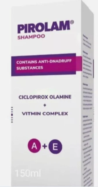 PIROLAM ANTI-DANDRUFF SHAMPOO VITAMIN complex A+E ORIGINAL MEDANA 150ml ...
