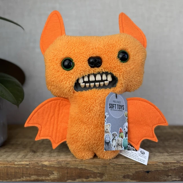FUGGLER FART FACE Orange Winged Bat Funny Ugly Monster Farting £21.00 ...