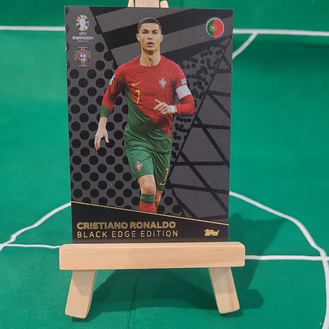 MATCH ATTAX UEFA Euro 2024 Cristiano Ronaldo Black Edge Edition card (BRAND NEW) £6.99 - PicClick UK