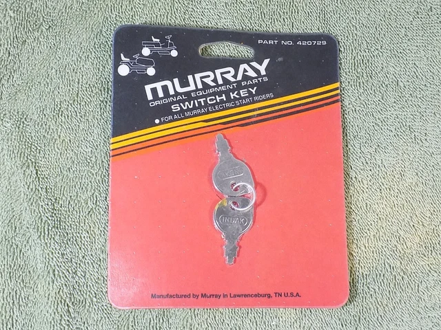 MURRAY OEM 2-PACK Riding Mower Ignition Keys Lawn Tractor Indak P/N ...