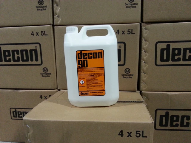 DECON 90 , 5lt , lab cleaning liquid glassware £39.99 - PicClick UK