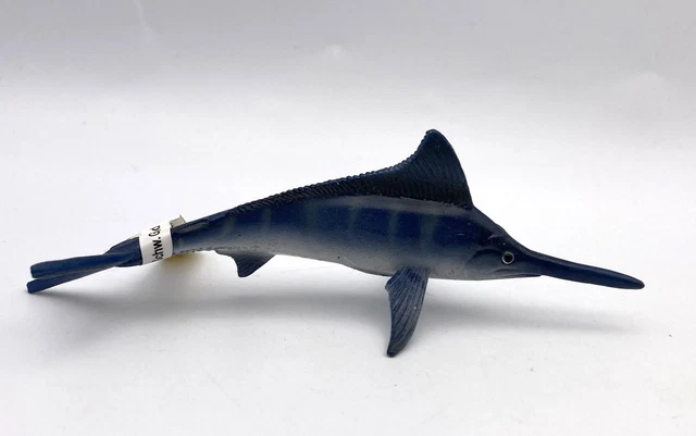 SCHLEICH BLUE MARLIN Fish Swordfish Marine Animal 2004 Figure 14556 ...