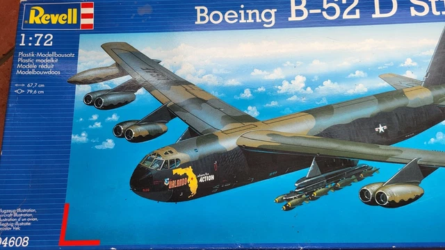 MAQUETTE 1/72 ÈME BOEING B-52 D Stratofortress REVELL pour maquetiste ...