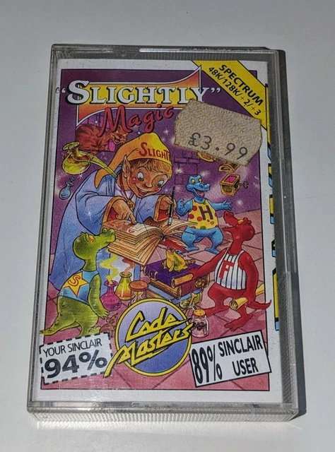 SLIGHTLY MAGIC SINCLAIR ZX Spectrum Game Code Masters regalo retrò ...