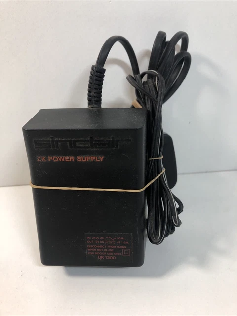 OFFICIAL SINCLAIR SPECTRUM ZX PSU Power Supply UK1200 Tested £19.99 ...