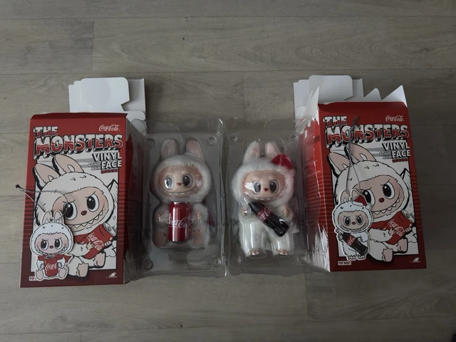 POPMART THE MONSTERS Labubu Coca-Cola ORIGINAL Set Of 2 (Can And Bottle ...