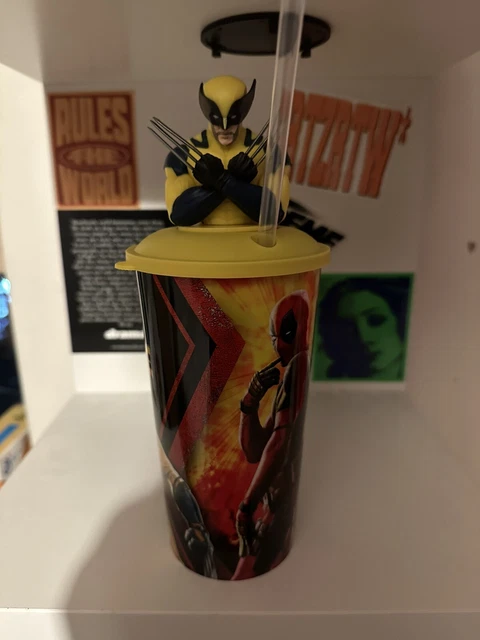 DEADPOOL & WOLVERINE 2024 Wolverine Cinema Cup con topper Cineworld ...