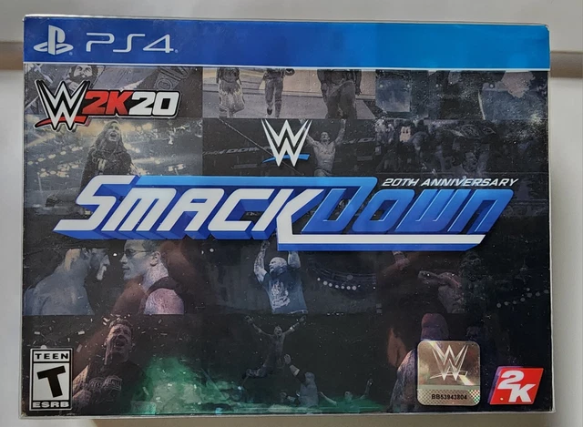 WWE 2K20 SMACKDOWN 20th Anniversary Edition PS4 (PlayStation 4, 2019 ...