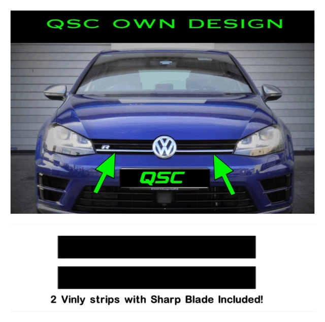 VW GOLF MK7/7.5 Self Dechrome Kit Sticker Decals - Multiple Colours £8. ...