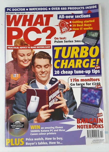 WHAT PC? MAGAZINE - October 1998 - Volume 17 - Issue 10 £6.00 - PicClick UK