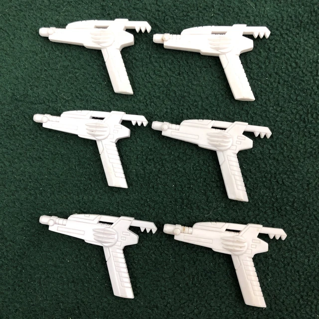 MMPR MIGHTY MORPHIN Power Rangers Gun Blaster Pistol Weapon 8” White ...