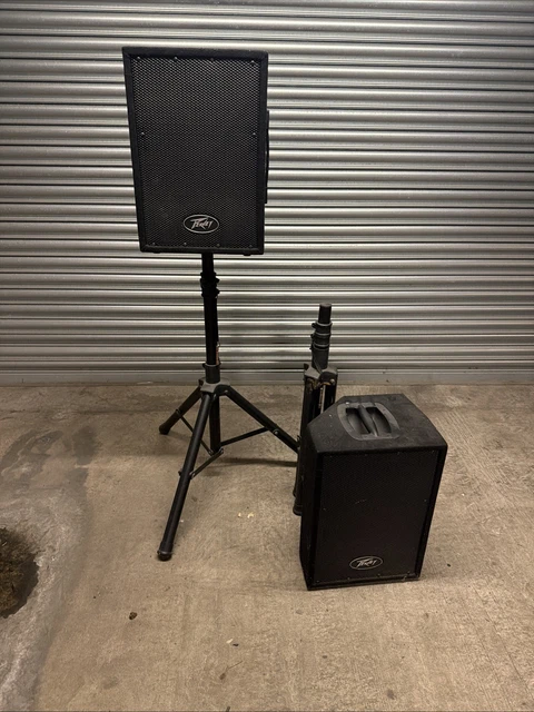 PEAVY PVI10 SPEAKERS And Stands £1.17 - PicClick UK