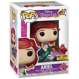 FUNKO POP DISNEY Princess #1012 Little Mermaid Hot Topic DIAMOND EUR 30 ...