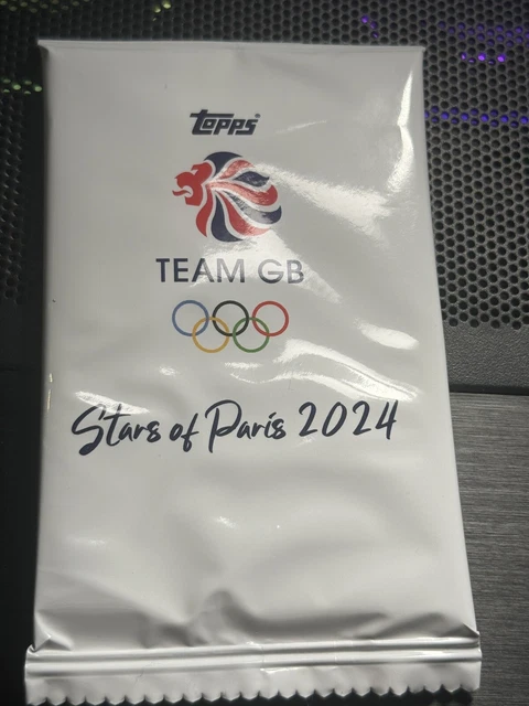 TOPPS TEAM GB Stars of Paris Olympics 2024 Sealed Individual Pack Cards ...