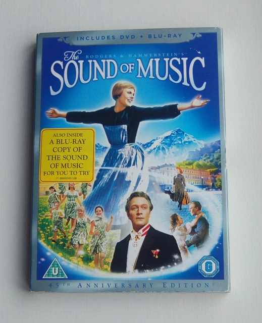 THE SOUND OF Music - Blu-ray + DVD - 45th Anniversary Edition - Julie ...