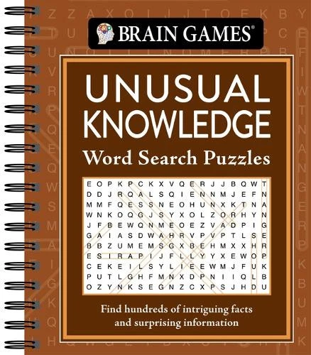 BRAIN GAMES - Unusual Knowledge Word Search Puzzles (Encuadernación de ...