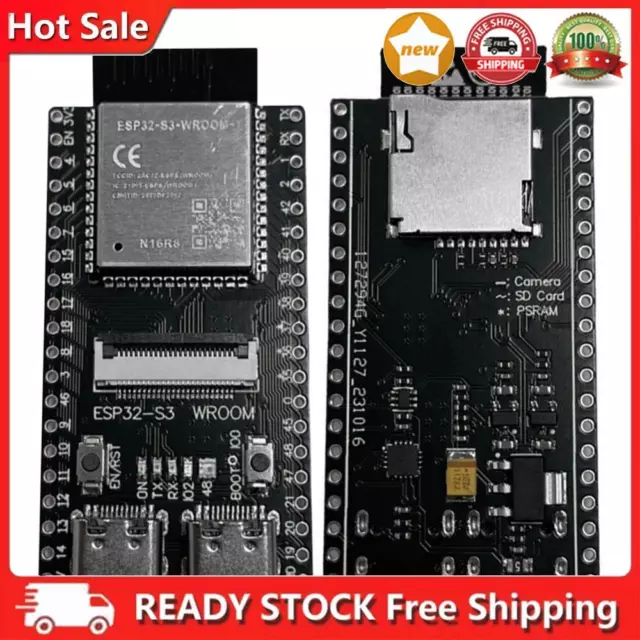 ESP32-S3-WROOM CAM BOARD Python C Code Example Projects with OV2640 Camera UK £8.51 - PicClick UK