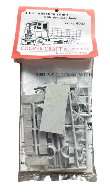KUPFER HANDWERK PLASTIK Bausätze Spur 00 A.E.C. Monarch LKW Pritsche Nr ...