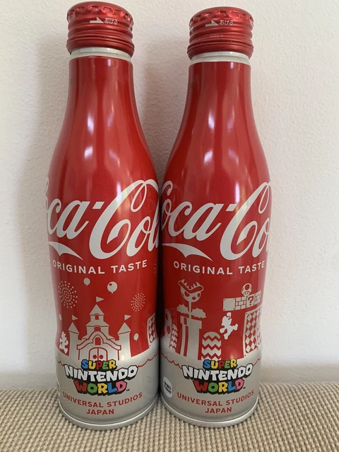 COCA COLA UNIVERSAL Studios Japan Super Mario World Nintendo Set 2 ...