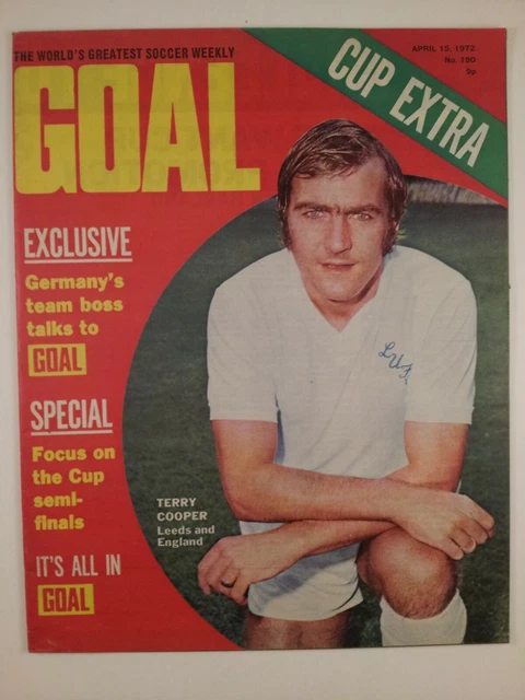 GOAL MAGAZINE #190 : April 1972 : Vintage Football Magazine £9.95 ...