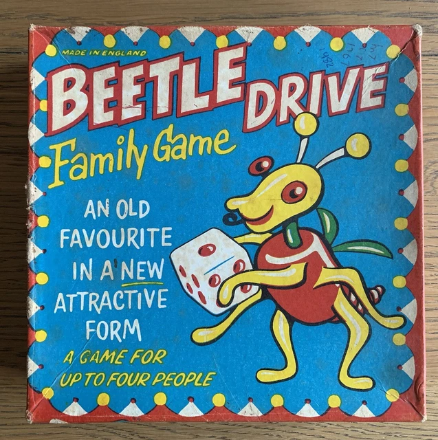 VINTAGE BEETLE DRIVE Game. Complete In Original Box. £7.00 - PicClick UK
