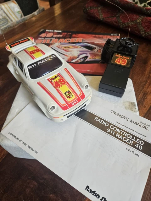 VINTAGE RADIO SHACK Tandy Radio Controlled Porsche 911 Racer 49 £30.00 ...