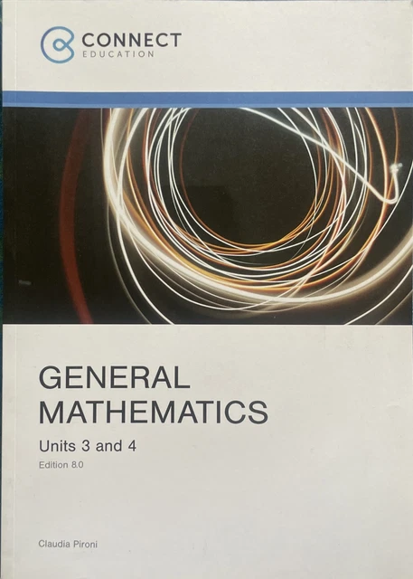 CONNECT EDUCATION NOTES General Mathematics Edition 8.0 $9.95 - PicClick AU