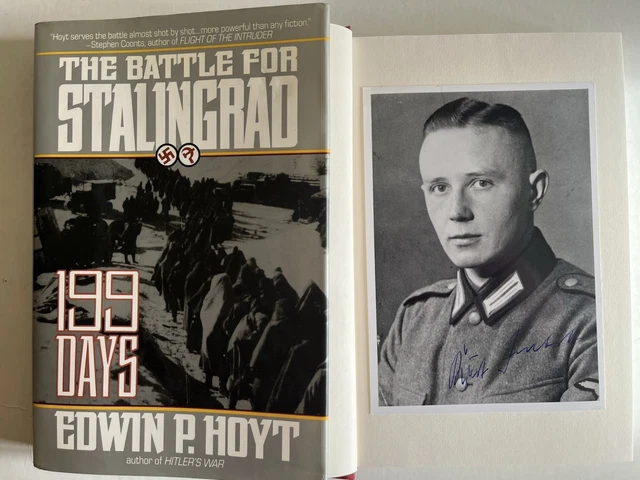“THE BATTLE FOR Stalingrad” Signed WW2 German Eastern Front Veteran £10 ...