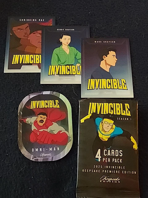 2025 INVINCIBLE KEEPSAKE🔥OMNI-MAN🔥OVALOCITY Die-Cut🔥 #152+ 3 Additional ...