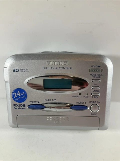 AIWA HS-RX108 RADIO Stéréo Cassette Lecteur - Testé en Marche EUR 58,51 ...