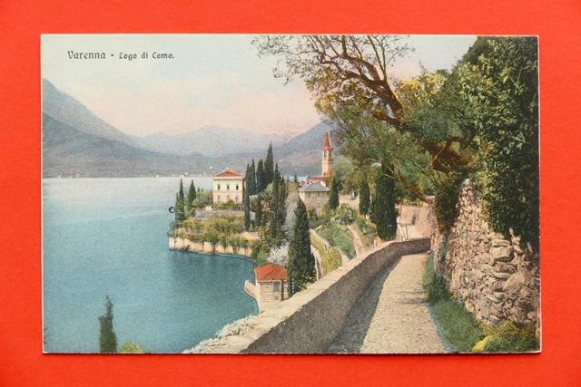CARTOLINA LAGO DI Como - Varenna - 1915 ca. EUR 9,99 - PicClick IT