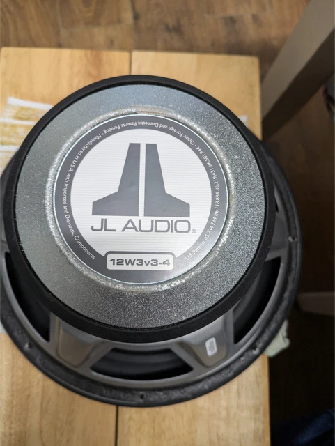 JL AUDIO 12W0V3-4 12 inch Subwoofer Speaker Unit, Bass Driver £100.00 ...