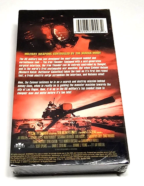 IRON THUNDER VHS 2000 Richard Hatch Brand New Sealed Trinity £22.71 ...