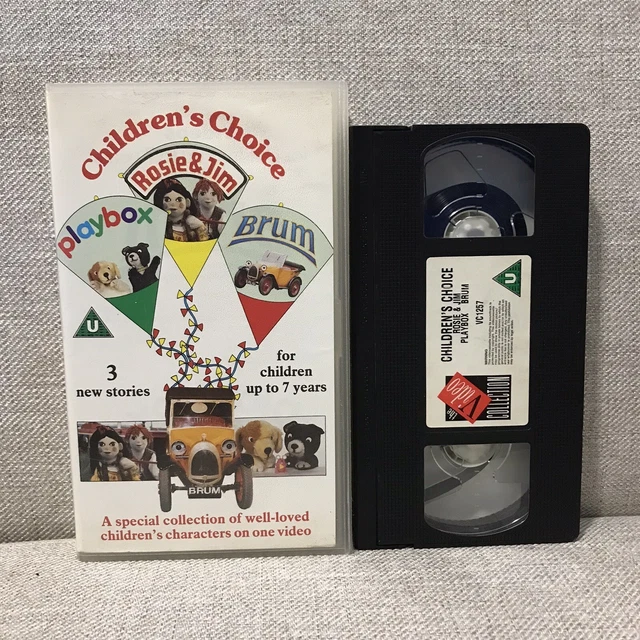 CHILDREN’S CHOICE - Vhs Video - Rosie And & Jim + Brum + Playbox ...