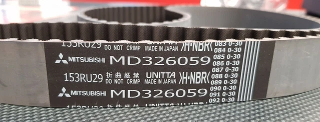 GENUINE MITSUBISHI TIMING Belt - EVO 5 6 7 8 8MR 9 IX. EUR 115,39 ...