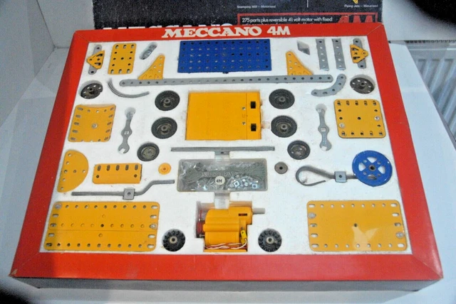 VINTAGE MECCANO 1974 Motorised Set 4M. ALL Parts complete Inc Manuals £ ...