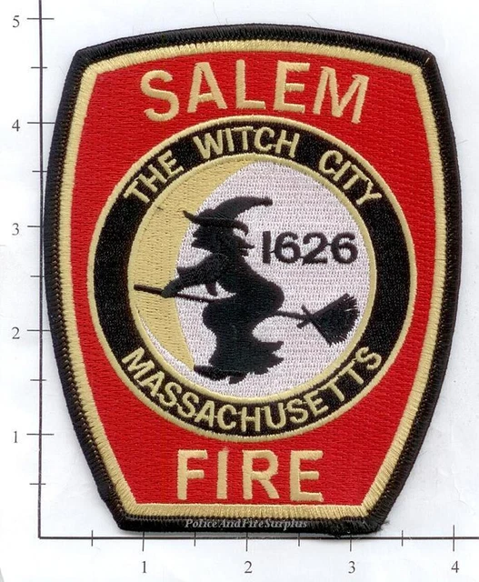 MASSACHUSETTS - SALEM MA Fire Dept Patch v2 - The Witch City $5.52 ...