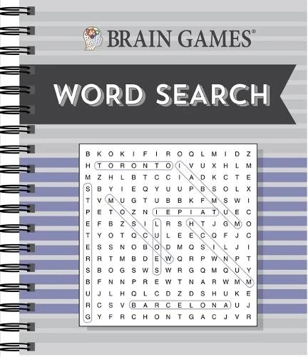 BRAIN GAMES - Word Search (Purple) (Encuadernación de anillas) Brain ...