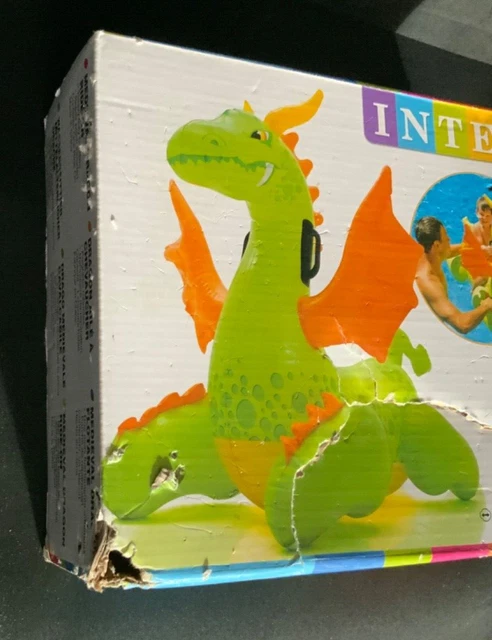 INTEX MEDIEVAL DRAGON Mittelalter Drachen aufblasbar Inflatable ...