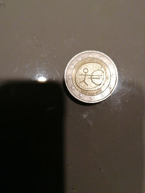 2 EURO MÜNZE Sammlerstück Strichmännchen ONE 1999-2009 -Fehlprägung- EUR 1.300,00 - PicClick DE