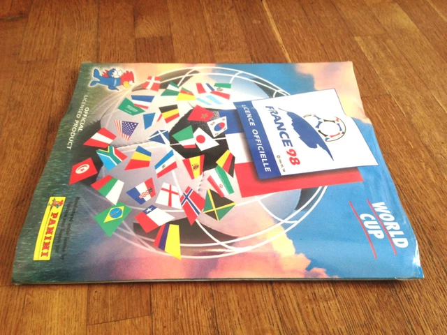ALBUM PANINI FRANCE 98 SEALED sticker figurine scellé complete wc wm ...